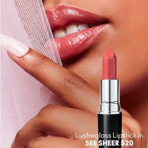 MAC Cosmetics | Makeup | Mac Lustreglass Lipstick See Sheer 52 | Poshmark
